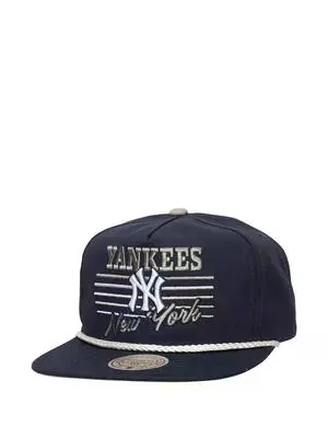 Mitchell & Ness X New York Yankees Radiant Lines Snapback Cap - Blue