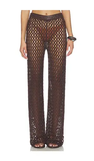MORE TO COME Rue Pant - Brown