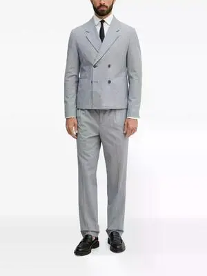 LINDBERGH Double-breasted Patterned Suit