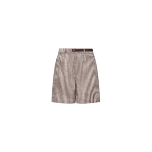 Moncler Vichy Cotton Blend Shorts - Multicolor