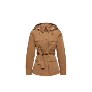 Moncler Centaurea Gabardine Field Jacket - Brown