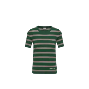 Moncler Striped Cotton T-shirt - Multicolor