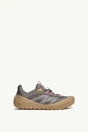 Moncler Trailgrip Lp Suede & Nubuck Sneakers - Grey