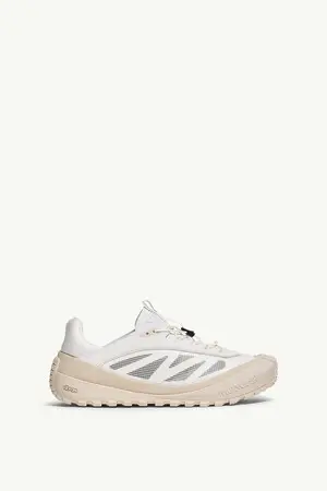 Moncler Trailgrip Lp Suede & Nubuck Sneakers - White