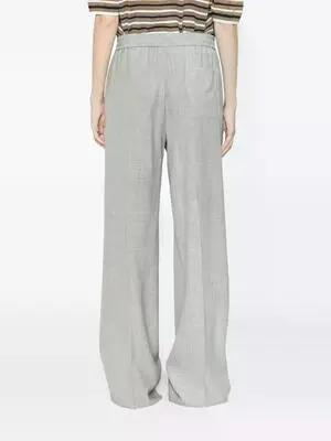 BERWICH Drawstring Wool Trousers - Grey