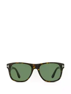 TOM FORD Rectangular Frame Sunglasses - Brown