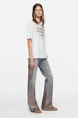 Acne Studios Fitted Glitter Jeans 2025f