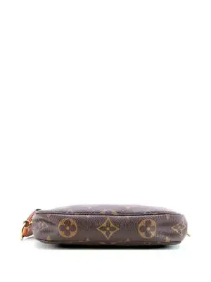 LOUIS VUITTON Pochette Accessoires Monogram Canvas Mini Clutch - Brown