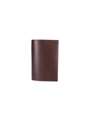 THE ROW Bi-fold Passport Holder Brown