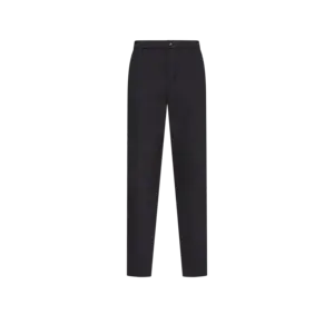 Moncler Technical Linen Blend Trousers - Blue