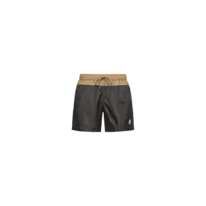 Moncler Contrast Swim Shorts - Black