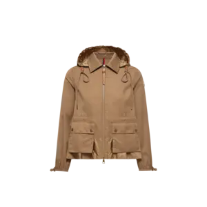 Moncler Adenium Hooded Jacket - Beige