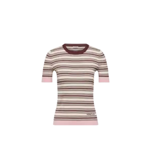 Moncler Striped Cotton T-shirt - Multicolour