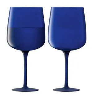 LSA INTERNATIONAL Arc Contrast Wine Glasses - Blue