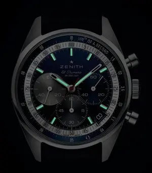 ZENITH Stainless Steel Chronograph Watch