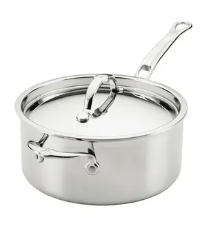 HESTAN Probond Luxe Covered Saucepan - Silver