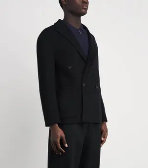 Officine Générale Wool Quarter-zip Polo Sweater
