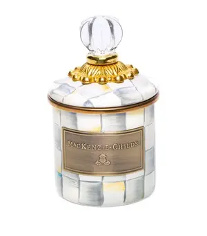 MACKENZIE-CHILDS Mini Sterling Check Canister