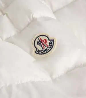 Moncler Shearling-trim Boed Puffer Jacket - Beige