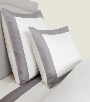 Frette Bold Square Pillowcase - Grey