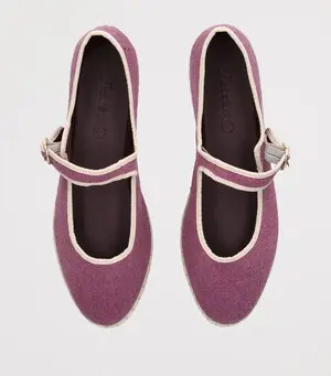 FLABELUS Ariadne Linen Mary Janes