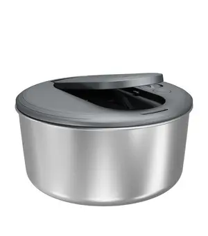 COLE & MASON Small Swift Dry Salad Spinner - Grey