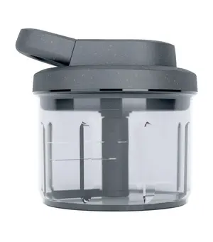 COLE & MASON Easy Pull Food Chopper - Grey