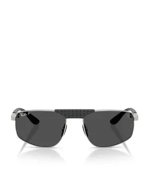 Ray-ban X Scuderia Ferrari Irregular Sunglasses - Silver