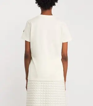 Moncler Cotton Logo T-shirt - White