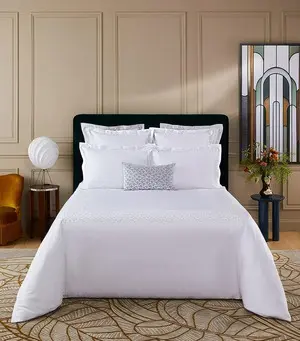 YVES DELORME Festons Rectangular Cushion Cover