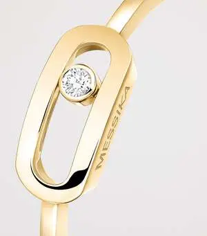 Messika Move Uno Diamond Ring In Yellow - Gold