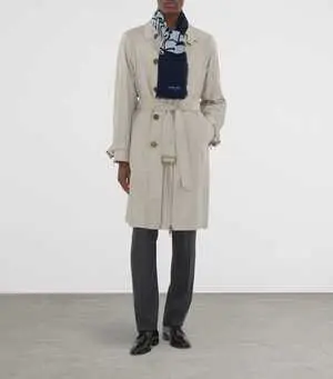 Burberry Wool Wide Ekd Scarf