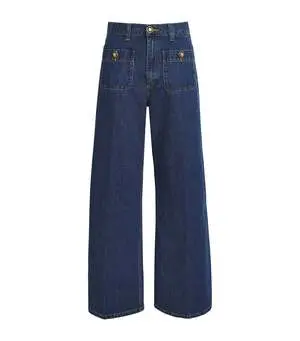 Sandro Wide Leg Jeans For Women