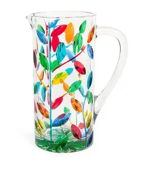 LES-OTTOMANS Murano Crystal Jug - Metallic