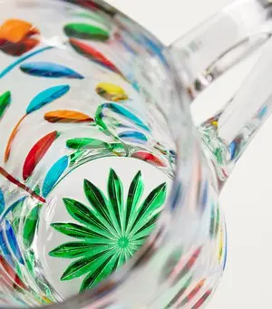 LES-OTTOMANS Murano Crystal Jug