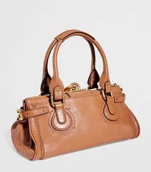 Chloé Leather Paddington Shoulder Bag - Brown