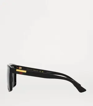 Gucci Injected 0gc0018s0 Sunglasses - Gold