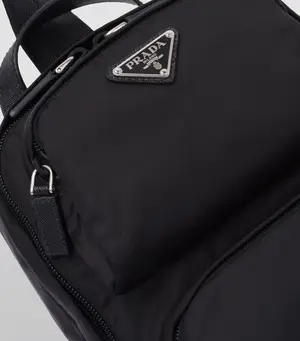 Prada Re-nylon And Saffiano Leather Backpack