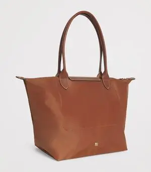 Longchamp Le Pliage Original Large Tote Bag - Brown