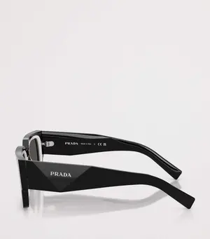 Prada Acetate Rectangular Sunglasses