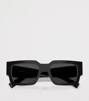Prada Acetate Rectangular Sunglasses