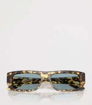 VOGUE Rectangular Tortoiseshell Sunglasses - Brown