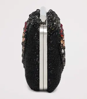 Alexander McQueen Embellished T-bar Box Clutch