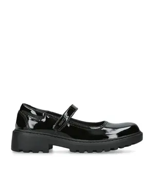 Geox Faux Leather Mary Jane Shoes