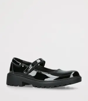 Geox Faux Leather Mary Jane Shoes