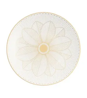 Christofle Porcelain Malmaison Platinum Impériale Bread Plate - Silver