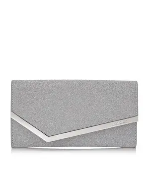 JIMMY CHOO Emmie Clutch - Silver