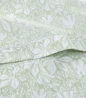 YVES DELORME Capri Amande Flat Sheet - Green