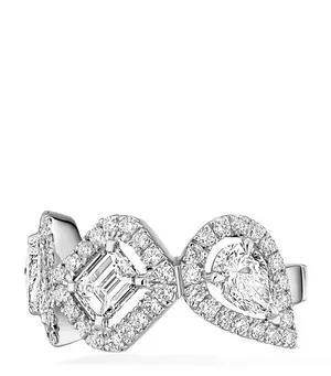 Messika My Twin Diamond Ear Cuff - Silver