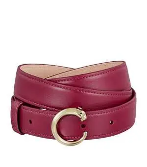 Cartier Leather Panthère De Belt - Red